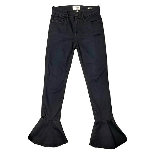 Frame Denim | Jeans | Frame Denim Le Skinny De Jeanne Flared Cropped ...